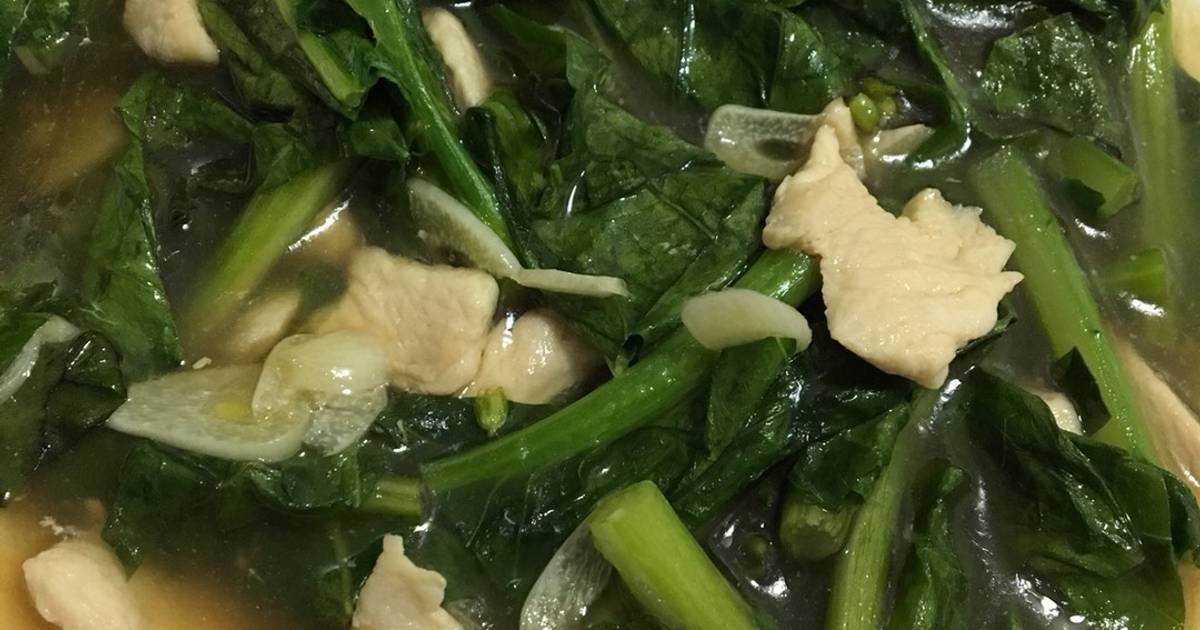 Resep Kailan cah kuah ayam oleh Stella Maria - Cookpad