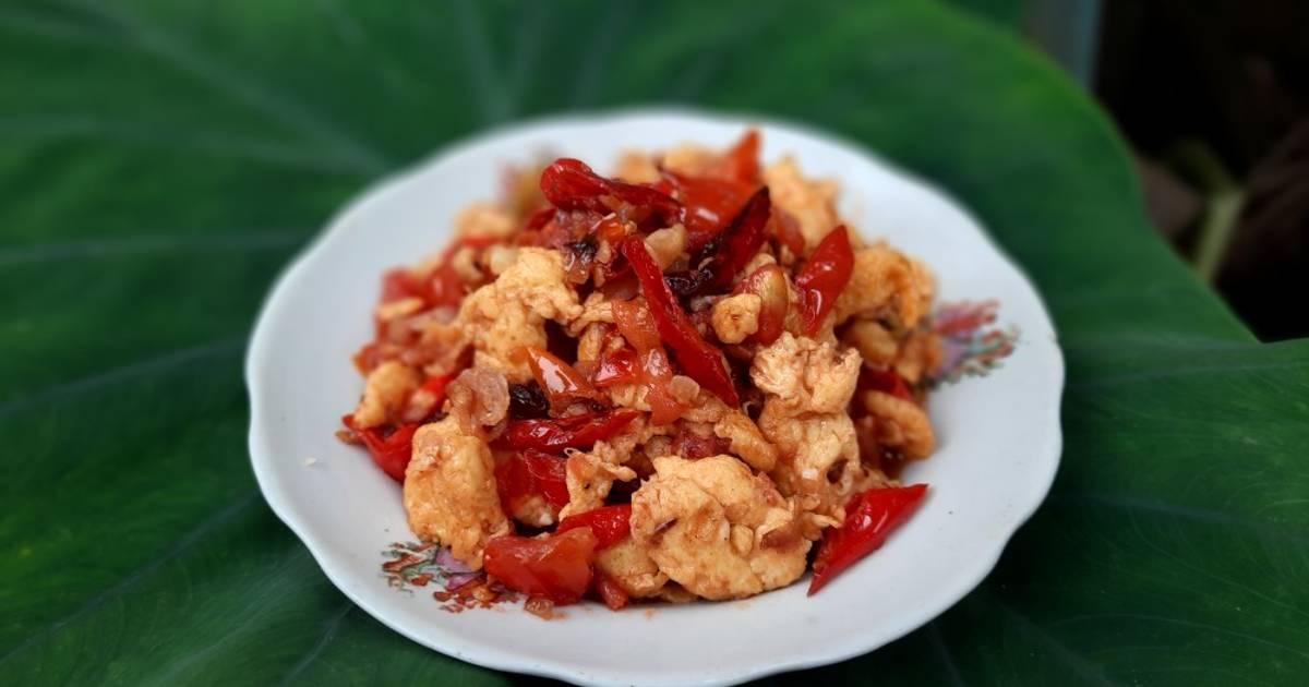 Resep Orak Arik Telur Tomat Pedas oleh Khusna N. Mukarromah - Cookpad