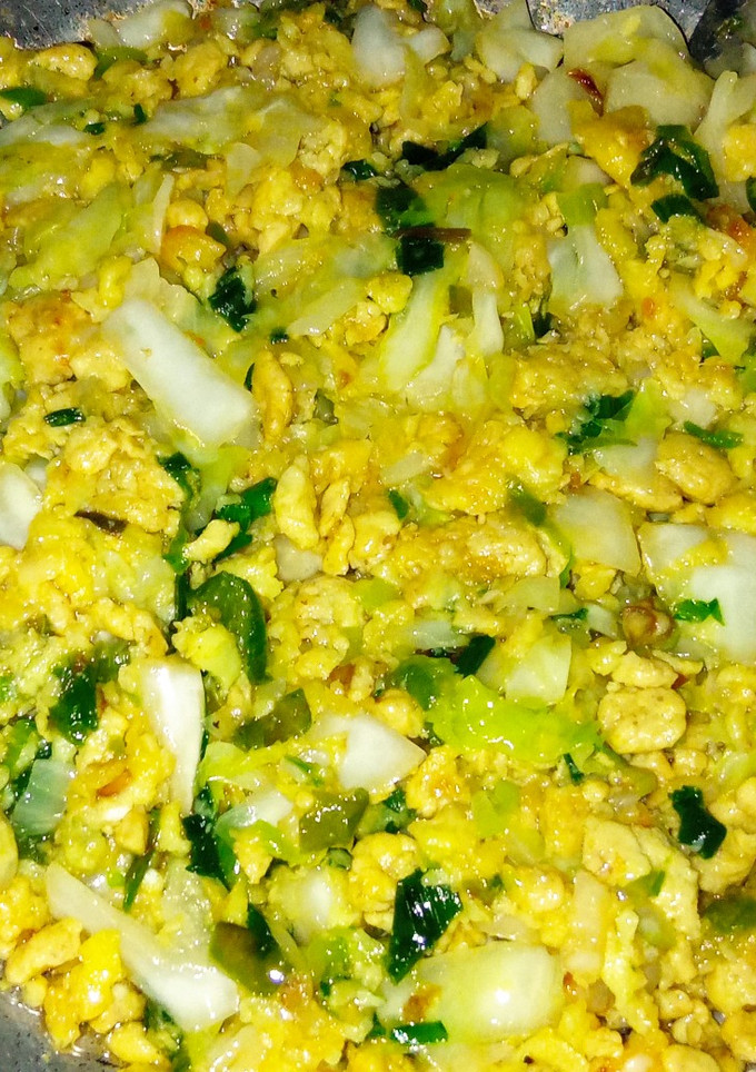 Resep Orak Arik Telur Dan Kubis oleh Uzzy - Cookpad