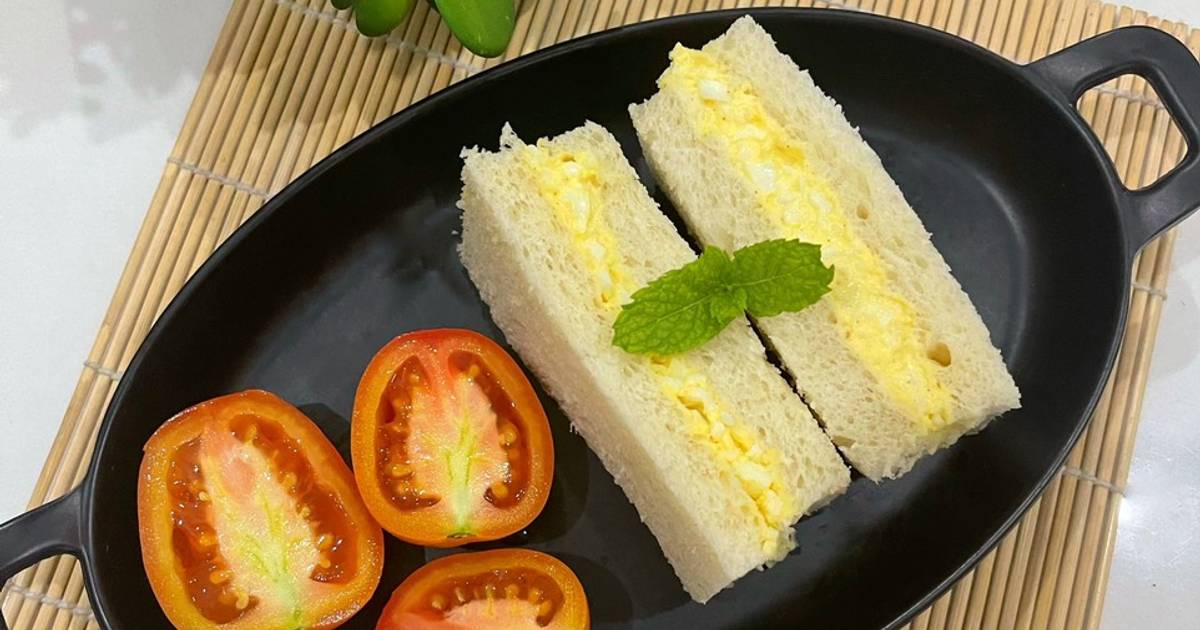 Resep Sandwich Telur Jepang / Tamago Sando oleh Kiki Fhatria - Cookpad