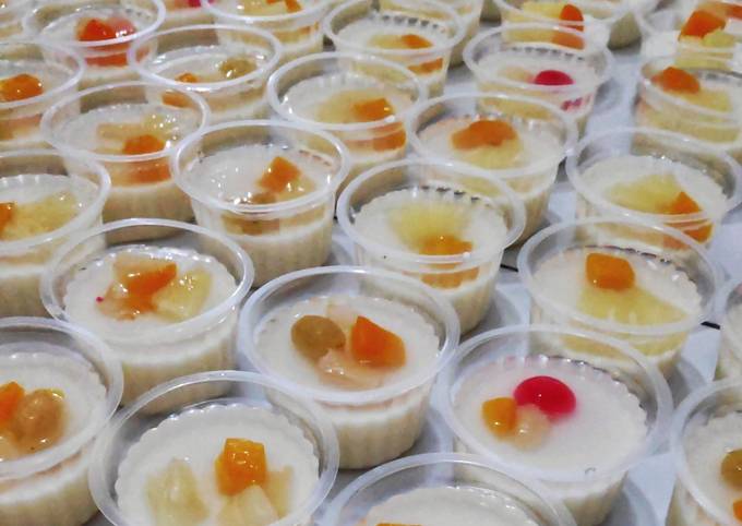 Resep Puding Susu Cup oleh Rizki Niektarinda - Cookpad