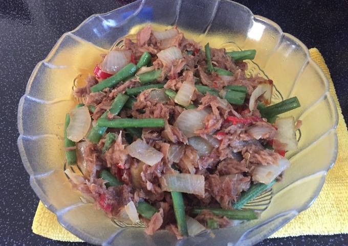 Resep Baby buncis ikan tuna oleh Yulliez Bulania TV - Cookpad