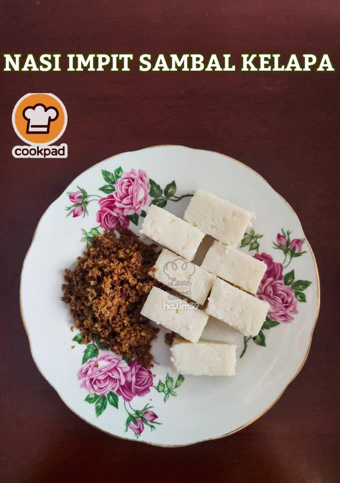 Resipi Nasi Impit Sambal Kelapa oleh ha.lim39 - Cookpad
