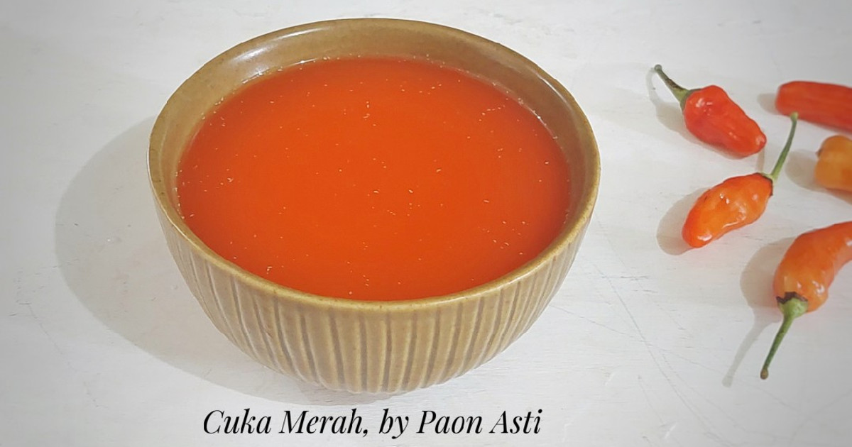 Resep Cuka Merah Untuk Cocolan Empek Empek, Sate Ikan oleh asti - Cookpad