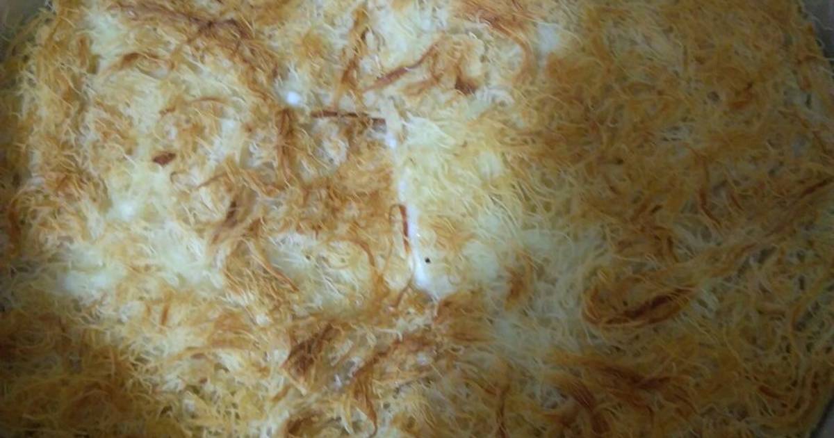 طريقة عمل كنافة بالسحلب على اصولها بطريقة سهلة وسريعة من Eman Emoo - كوكباد