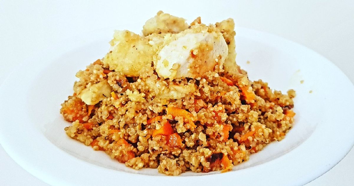 Ricetta Quinoa Integrale Con Tocchetti Di Pollo Al Carry di Cristina ...