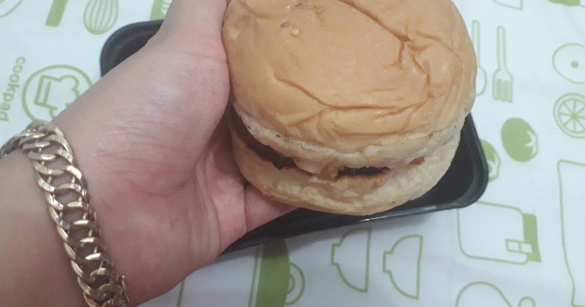 Resep Burger salmon endol simpel oleh Ani Brilian - Cookpad