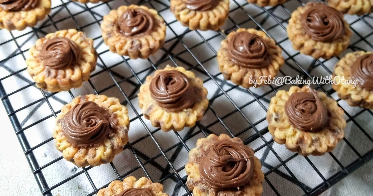 Resep Nutella Tart Cookies oleh Baking With 'Otang' - Cookpad