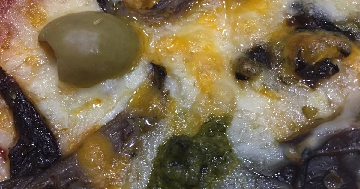 Pizza de setas y pesto Receta de tamara87- Cookpad