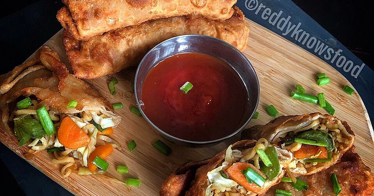 Whole Wheat Veggie Spring Rolls Recipe By Supraja Nagarathinam