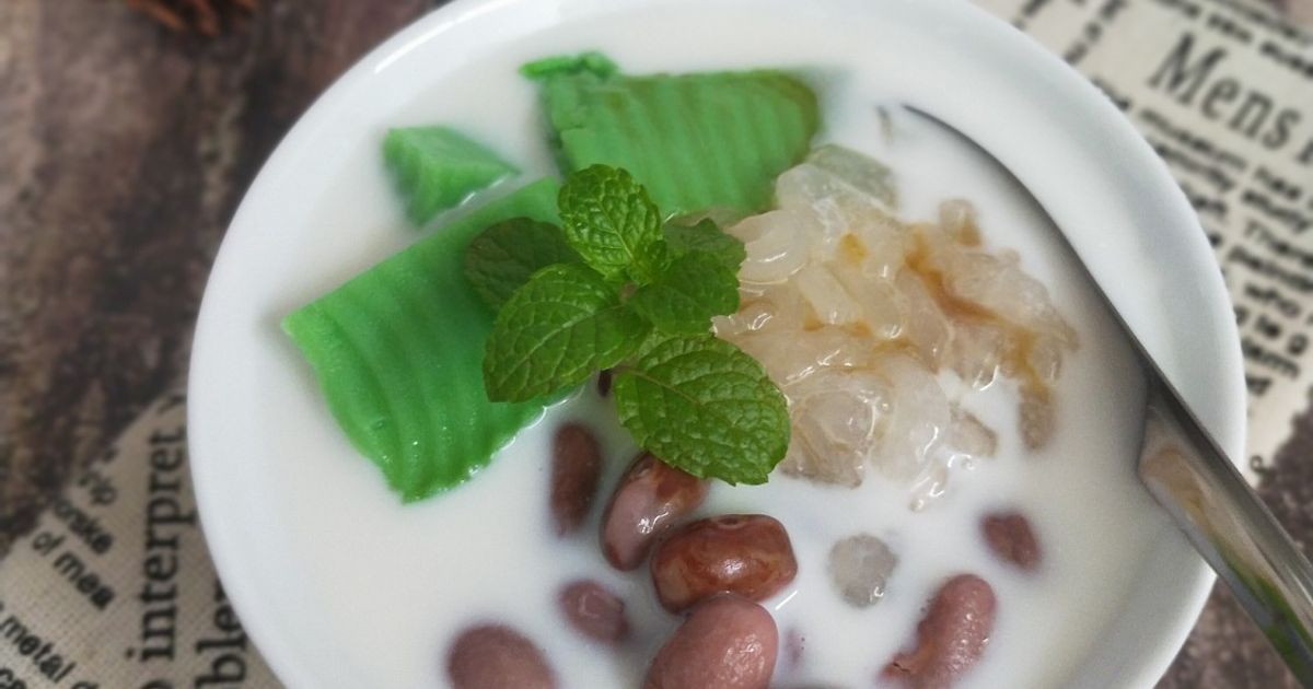 Resep Es Sagu Gunting (Che Hun Tiaw) oleh Bunda Ei - Cookpad