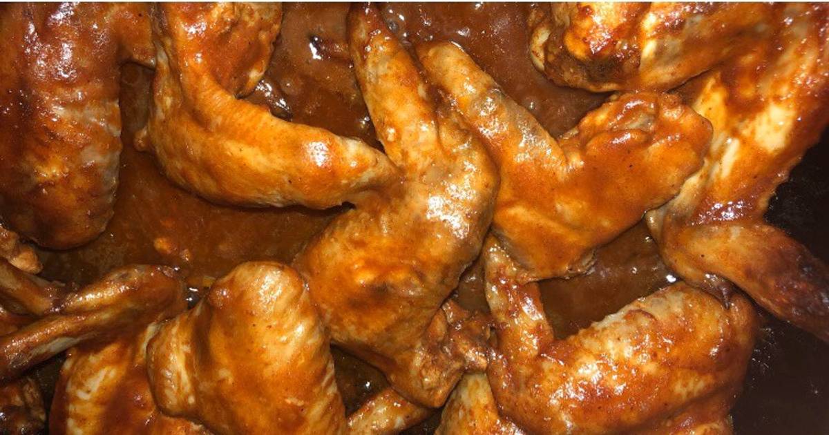 Alitas caramelizadas con salsa barbacoa Receta de La cocina de Raquel ...