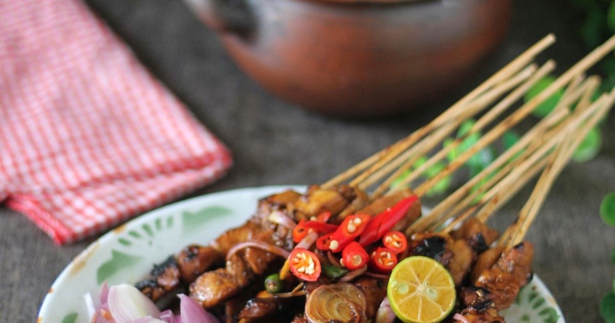 Resep Sate Ayam Bumbu Kecap Oleh Adelia Firdaus Cookpad