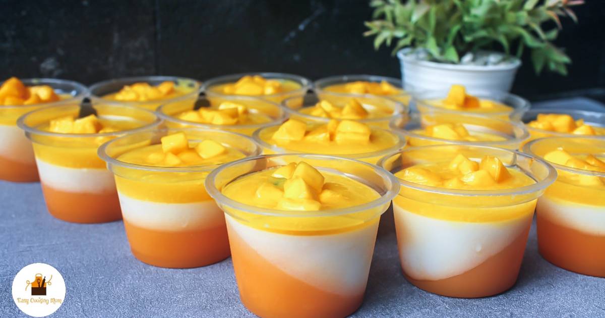 Resep Puding Mangga Susu oleh Easy Cooking Mom - Cookpad