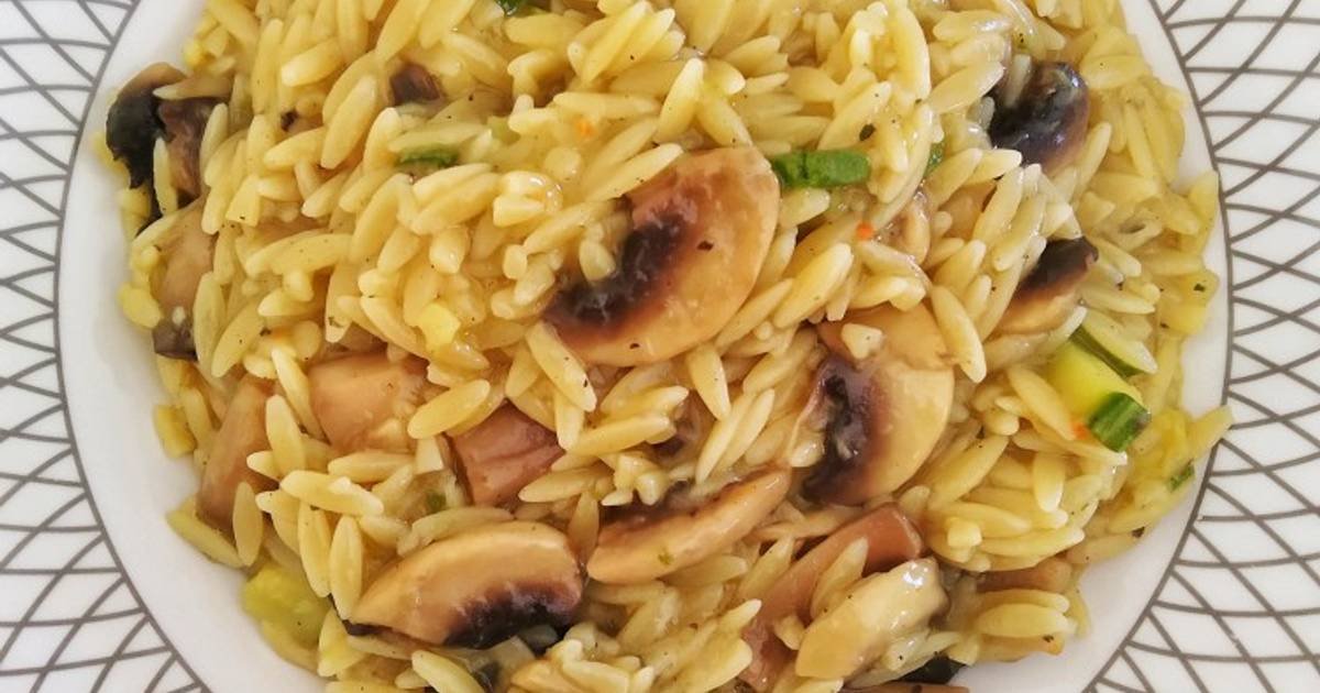Κριθαρότο με λαχανικά 🥒🍄 συνταγή από τον/την Clementine - Cookpad
