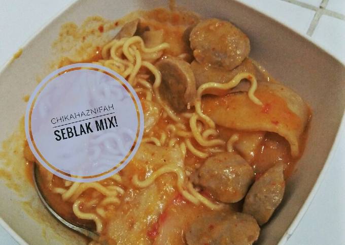 Resep Seblak Mix (Bakso dan Mie) oleh Chika Haznifah - Cookpad