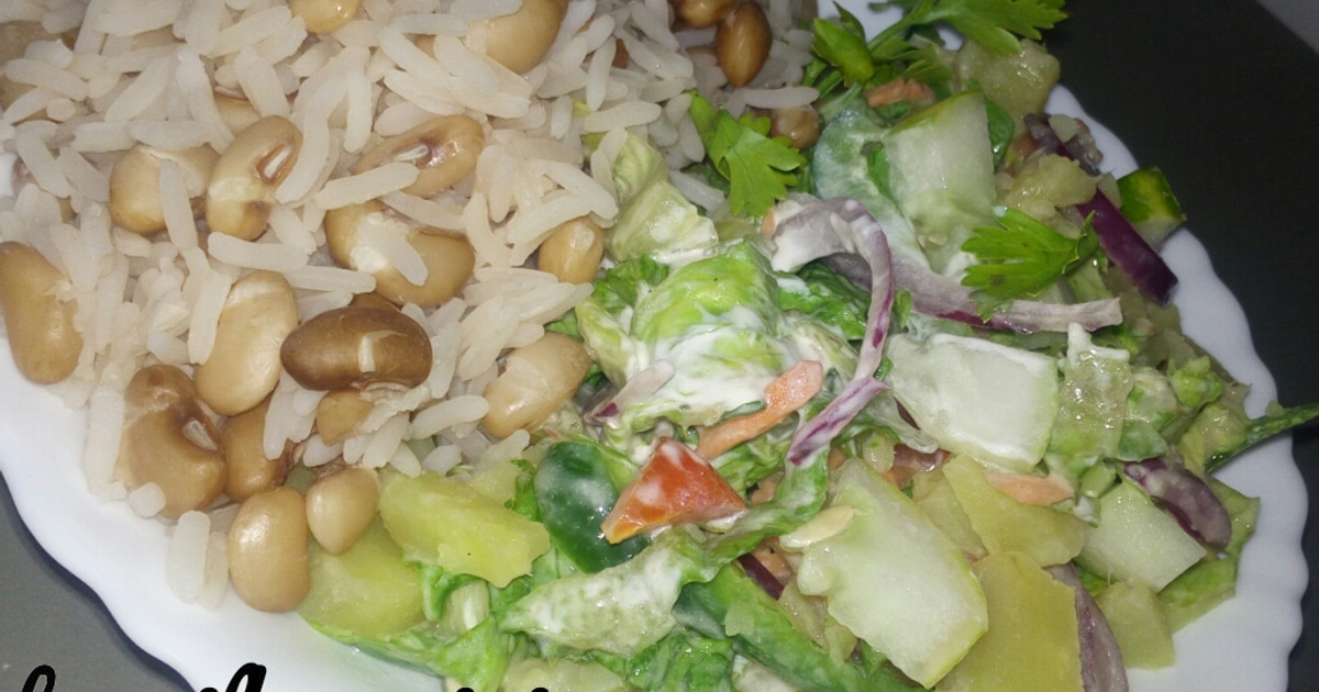 Shinkafa Da Wake Da Salad girki daga Salamatu Mai Kyari (fyazil's ...