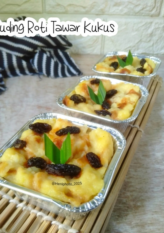 Resep Puding Roti Tawar Kukus oleh Heni Nur - Cookpad