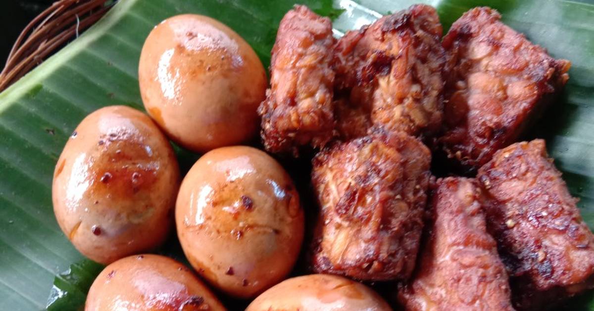 64 resep tempe bacem telur ayam enak dan mudah - Cookpad