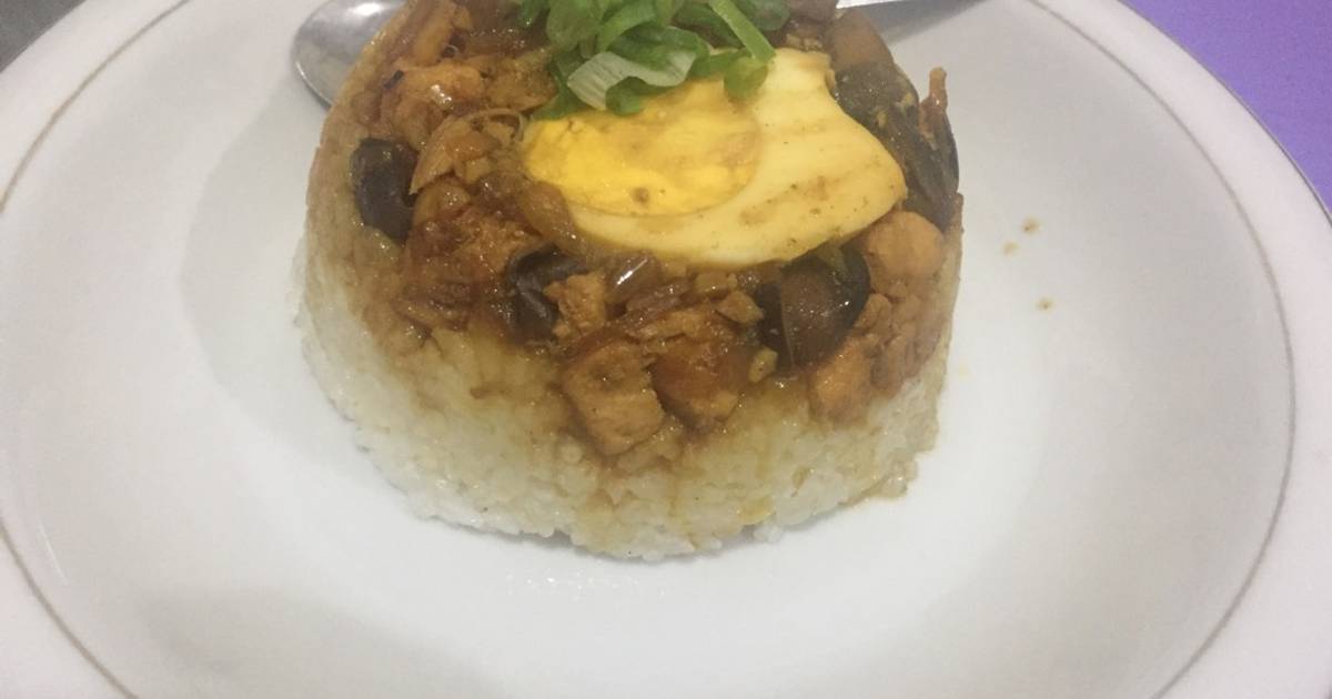 Resep Nasi tim ayam kuah kaldu oleh DAPURFELOSA - Cookpad