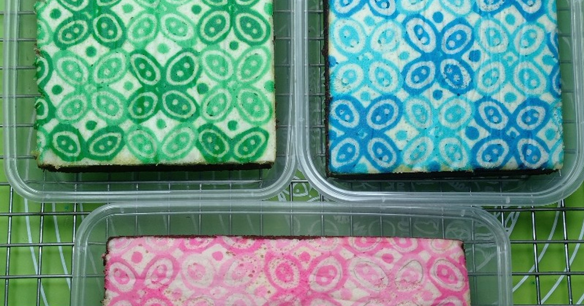 Resep Brownies Kukus Batik Motif Batik Kawung oleh Heramesayu Noviari ...
