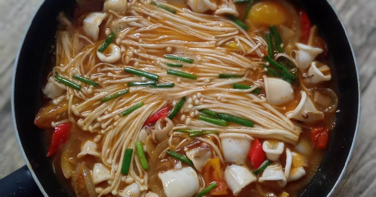 Resep jamur enoki kreasi bumbu enak & mudah untuk keluarga