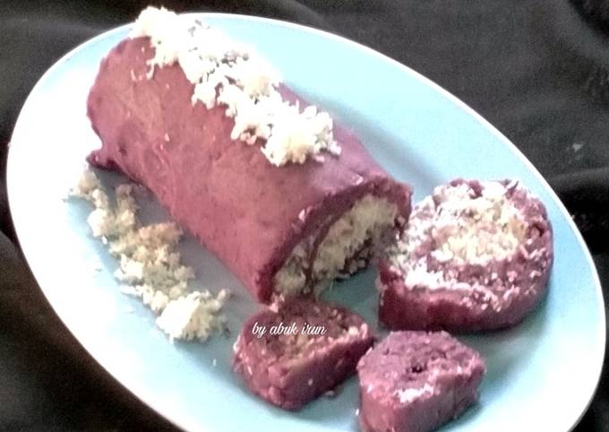 Resep Getuk Gulung Ubi ungu oleh abuk irun - Cookpad