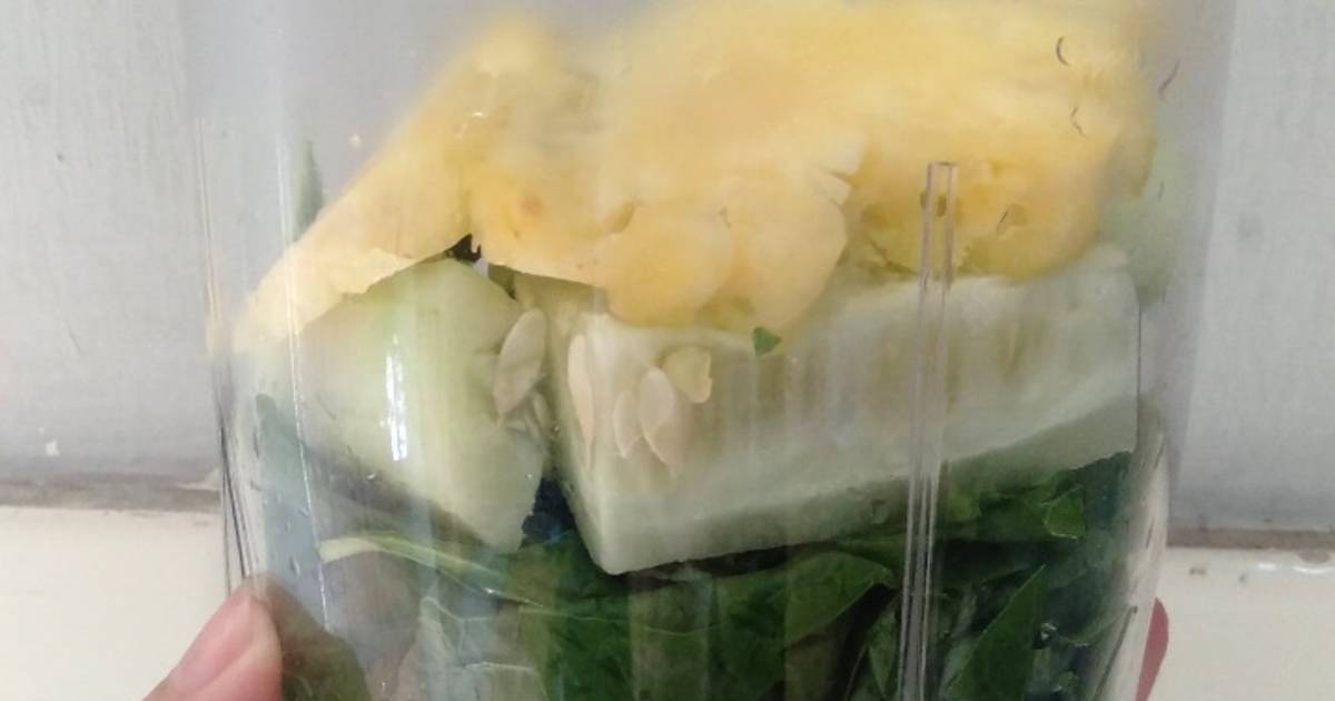 Resep Jus Bayam, Timun, Nanas oleh Annisa N. A. - Cookpad