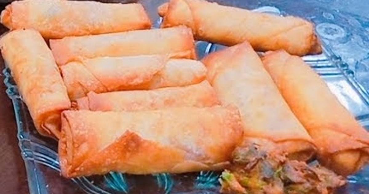 Macaroni Spring Rolls! Recipe by Sana Owais - Cookpad