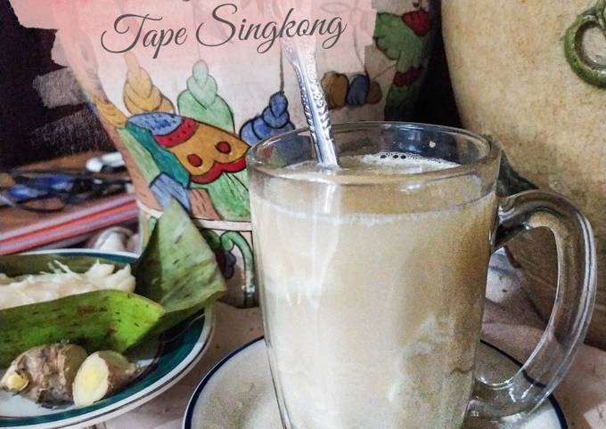 Resep Wedang Cor Tape Singkong oleh Aniss Soetomo - Cookpad
