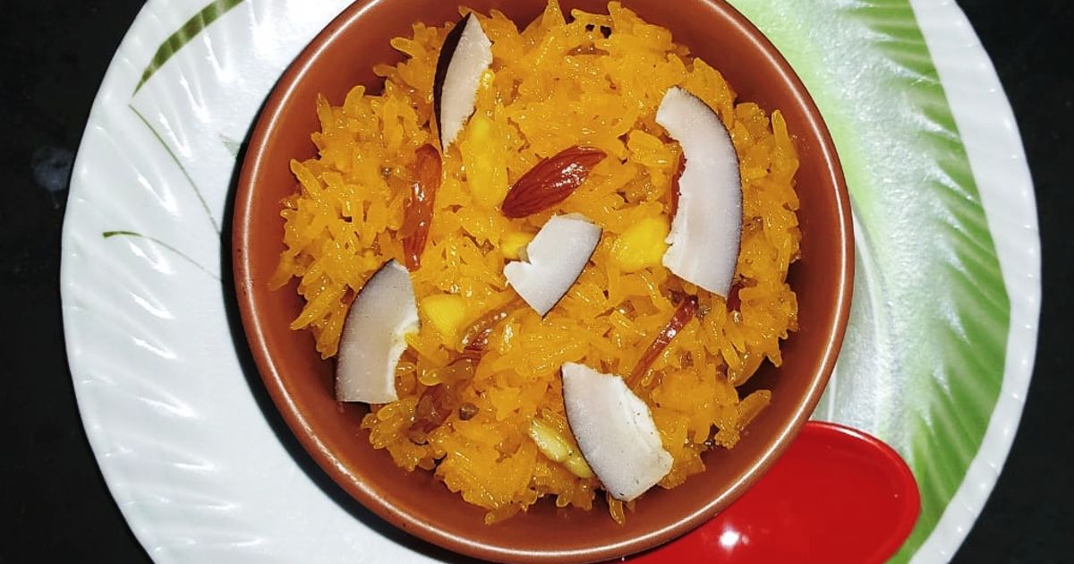 Meetha Chawal (Sweet Rice) Recipe By Harsha Solanki