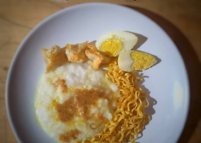 Resep Bubur Terik Telur Mie goreng (Bubur Rames) oleh Dessy Solehyanti ...