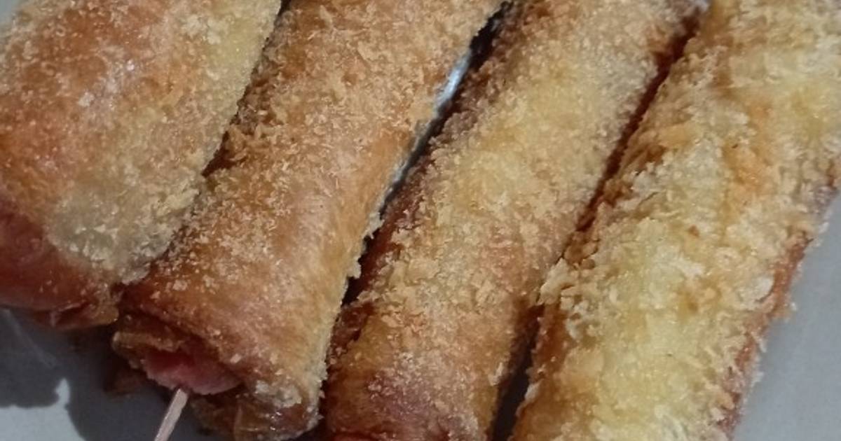 Resep Corndog kulit roti tawar oleh Finy Alvionicha - Cookpad