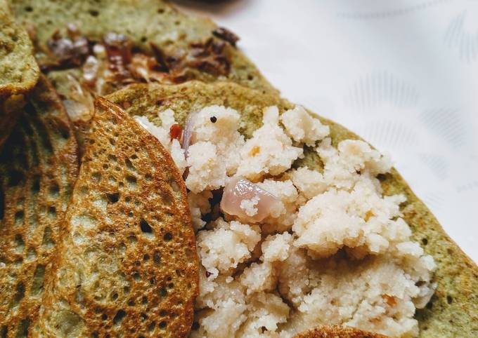 Upma Pesarattu Recipe by Pawani Mutturu - Cookpad