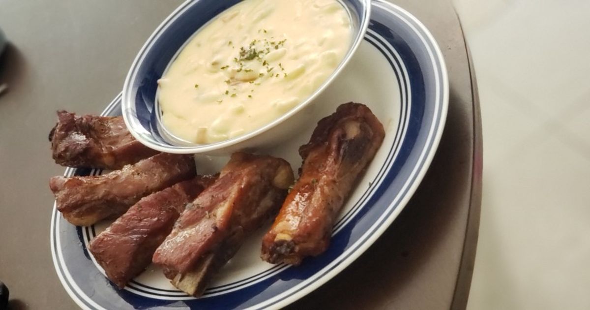 Crema De Papa Y Costillitas En Salsa Soya Y Azúcar Negra Receta de ...