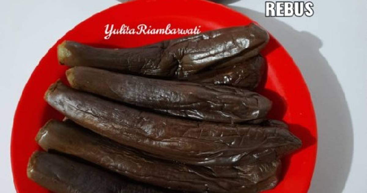Resep 208. Terong Ungu Rebus oleh Yulita Riambarwati - Cookpad