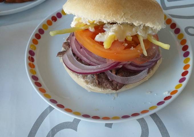 Sándwich chileno Receta de Marisol Melgarejo - Cookpad