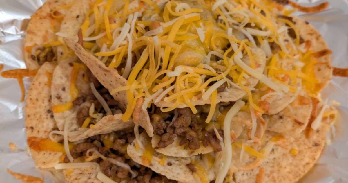 Totopos con queso y carne al horno - 10 recetas caseras- Cookpad