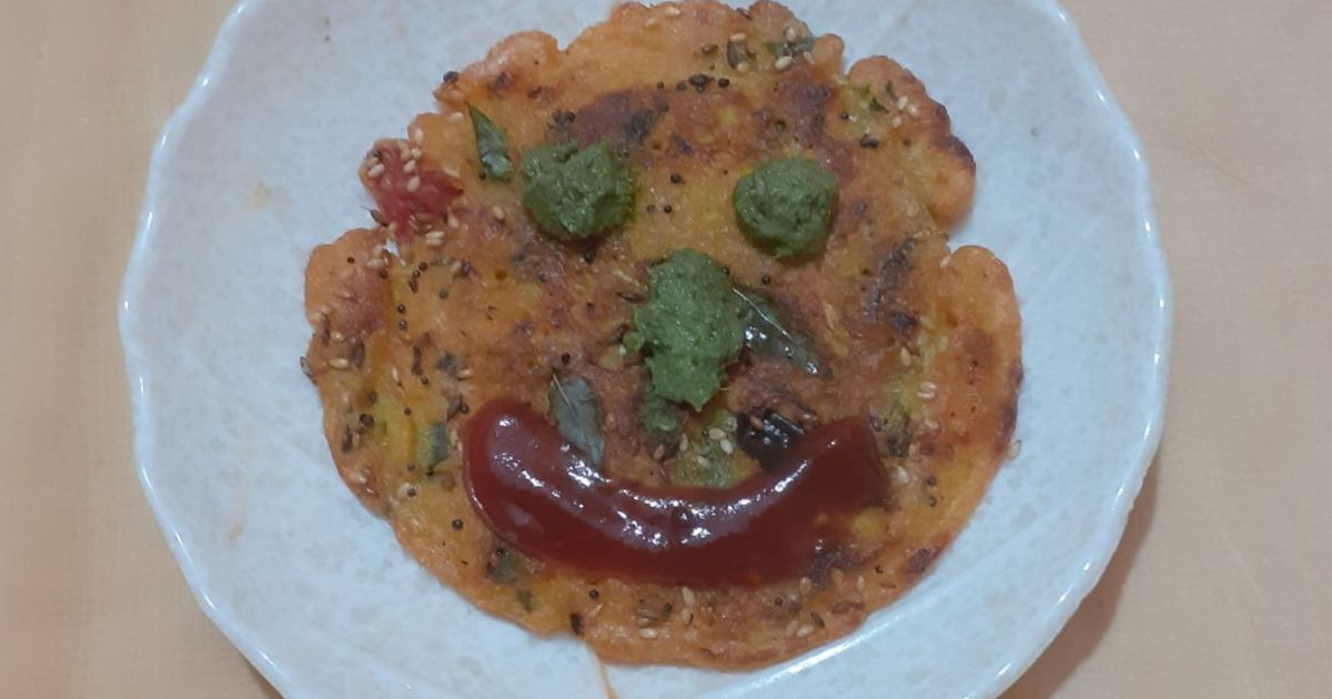 Veg.Handva In 10 Minutes Recipe by Bhavnaben Adhiya - Cookpad