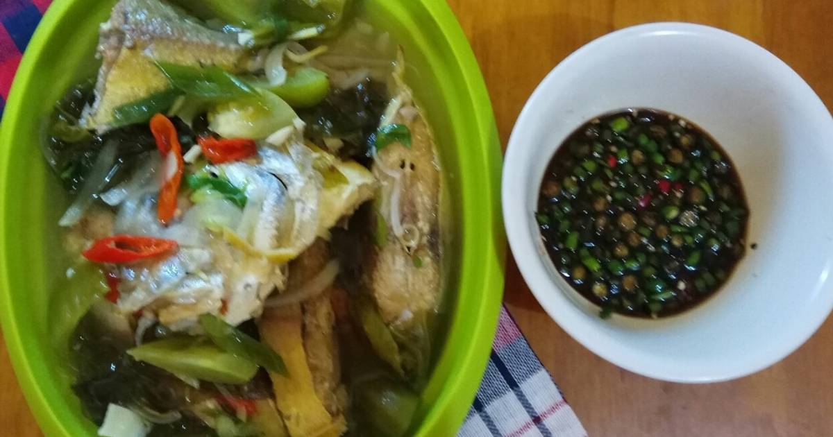 Resep Sup Ikan Bulat dengan Sawi Asin oleh virazsiregar - Cookpad