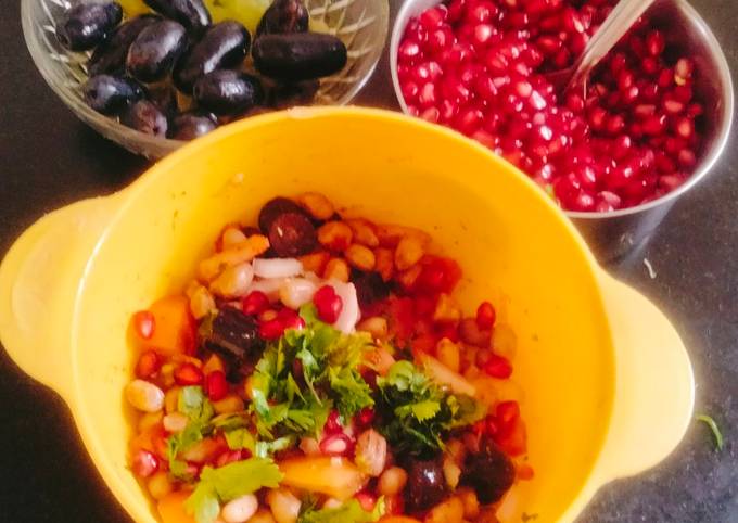 Fresh Fruit with peanuts chaat masala 😋😋 Recipe by Jyoti Prakash ...