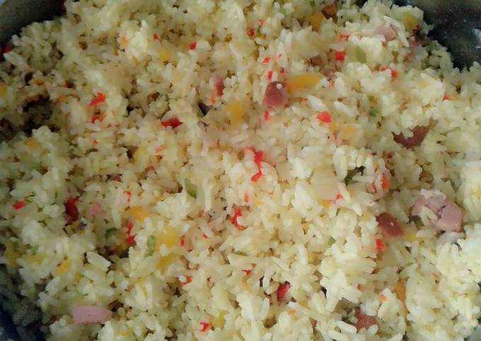Savoury rice Recipe by MimiKaMyeza - Cookpad