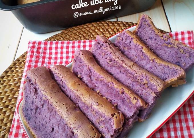 Resep Cake ubi ungu oleh Susan Mellyani - Cookpad