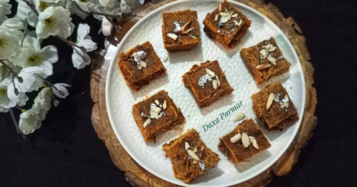 Sattu Coconut Burfi Recipe by Daxa Parmar - Cookpad