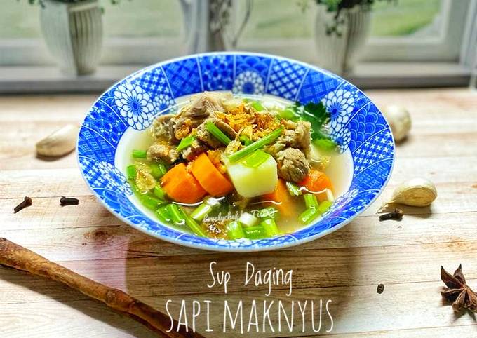 Resep Sup Daging Sapi Maknyus oleh Lovelychef By TieDQ - Cookpad