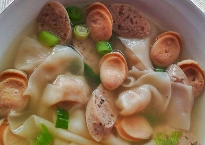 Resep Pangsit sosis kuah bening oleh Nurul Hilya - Cookpad