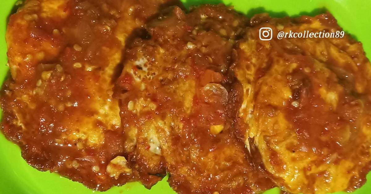 180 resep telor ceplok balado iris enak dan mudah - Cookpad