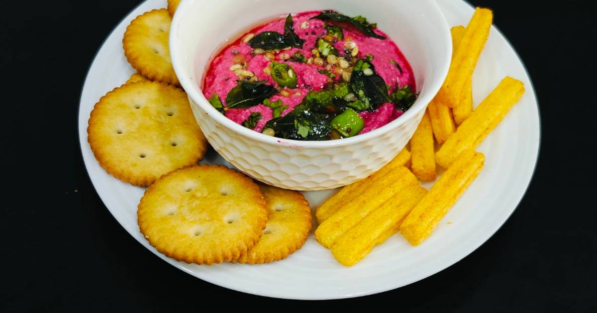 Beetroot Yogurt Dip Recipe by Juhi Sewani 💕 - Cookpad