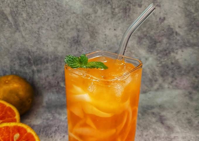 Resep Es Jeruk Dogan (Kelapa Muda) oleh beekitchen - Cookpad