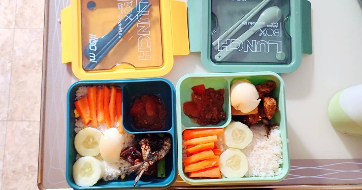 Resep Lunch box day 1: ikan bakar oven + sayur segar oleh Jerapah Lokal ...